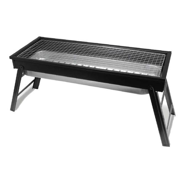 SPECカラー：ブラックサイズ：使用時：約W74×D22.5×H32.5cm／収納時：約W60×D22.5×H7cm／焼網サイズ：約56×19cm／パッケージサイズ：約W61.5×D8×H23cmウェイト：本体：約1.8kg／パッケージ込：...