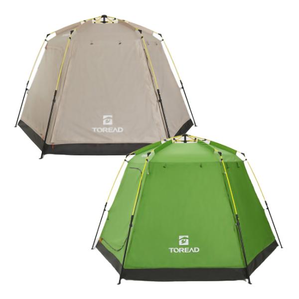 SPECカラー：グレー(GRY)、グリーン(GRN)サイズ：組立時サイズ：約320×320×173cm／収納サイズ：約Φ20×100cmウェイト：総重量：8.19kg／商品重量：7.4kg素材：ポリエステル、スチールロッド+FRPロッド、鉄...