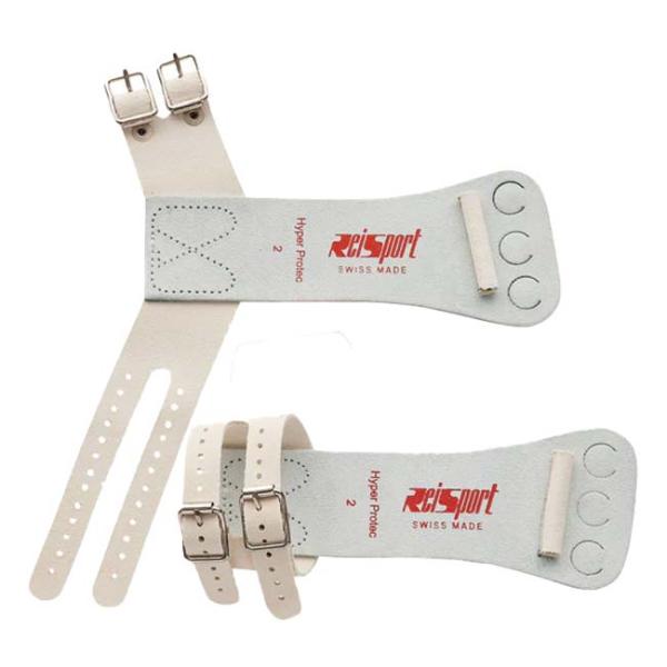 SPECカラー：ナチュラル×グレーサイズ：1、2素材：牛皮革(貼り合わせ)原産国/製造国：スイス仕様・特徴：Rei Sport社スイス製スーパープロテクター。鉄棒用3つ穴です。・革ベルトタイプ【ご注意】※天然皮革を使用しております関係上、革...