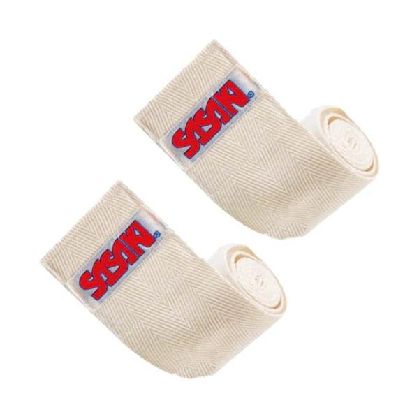 SPECカラー：アイボリー(I)サイズ：約53mm×98cm素材：綿50%、スフ50%入数：2枚組原産国：日本仕様：競技や練習中の手首にかかる負担を軽減。伸びにくく、手首をしっかり固定します。端部マジックテープ付き。【ご注意】※画面上のカラ...