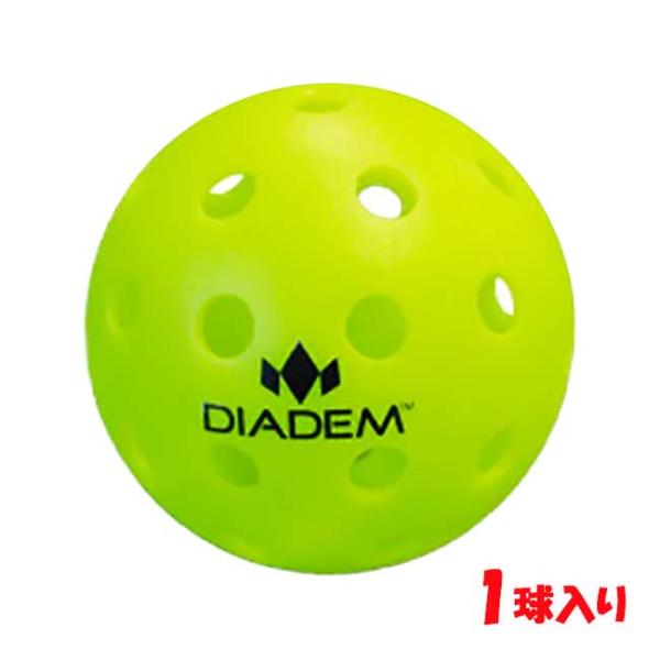 SPECカラー：ネオングリーンウェイト：-素材：プラスチックボール穴：40穴入数：1球入り用途：アウトドア用名称：DIADEM PREMIER 40 OUTDOOR PICKLEBALLS仕様：【ピックルボールとは】バドミントンコートと同じ...
