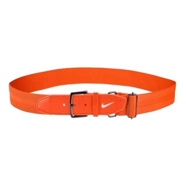 SPECカラー：チームオレンジ(800)サイズ：フリーサイズ ※対応ウエストサイズ：約71-109cm素材：ゴム34%、ポリエステル31%、亜鉛合金22%、ポリウレタン13%名称：Nike Ajustable Baseball Belt D...