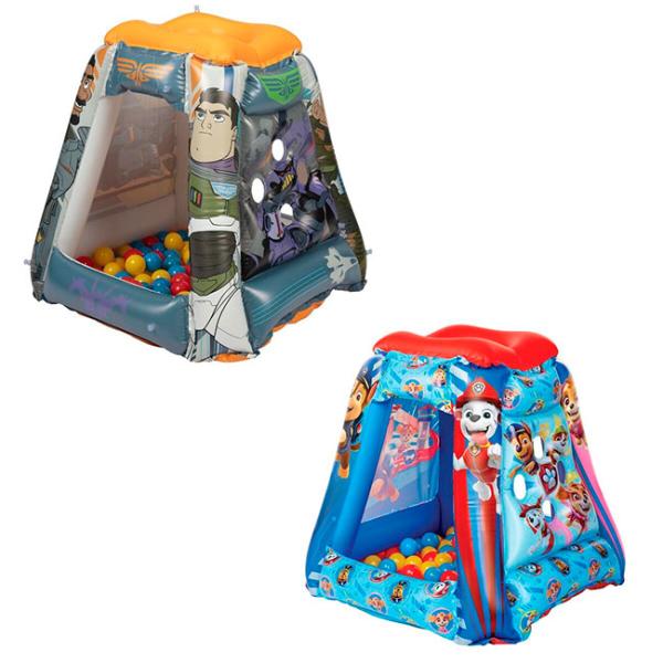 SPECカラー：バズ・ライトイヤー(LIGHT YEAR) パウパトロール（PAW PATROL)サイズ：86x 85x84 cm重量：1.73ｋｇ対象年齢：2歳以上仕様：・ソフト素材の空気注入式ボールプールです。ソフトフレックスボール20...