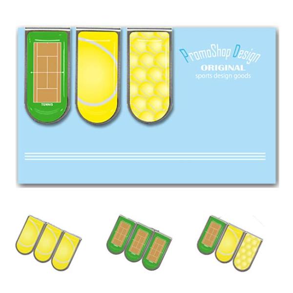 SPECカラー：ボール(大)柄(CZ002TEN01011)、コート柄(CZ002TEN02011)、テニス柄(CZ002TEN02021)サイズ：1個あたりのサイズ：約33×16mm／パッケージサイズ：約92×60mm素材：ステンレス入数...
