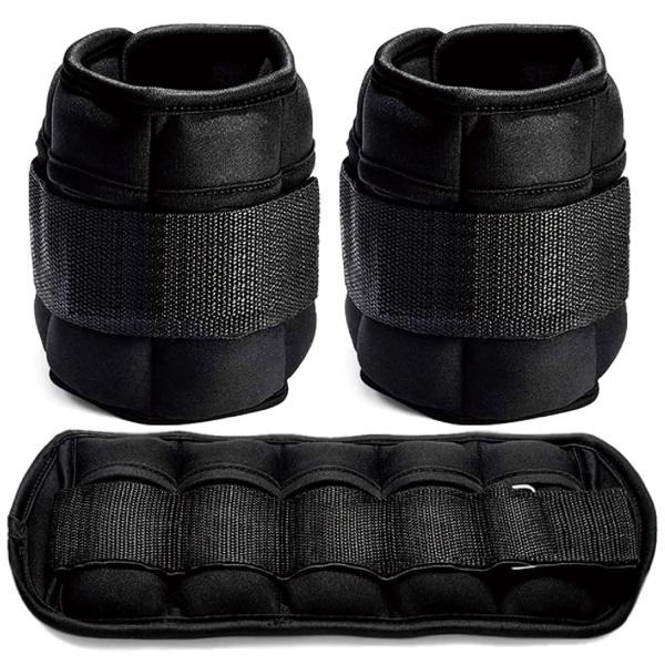 アンクルウェイト 5段階調節可能 筋トレウェイト パワーアンクル 重さ調整可能 初心者向け 片足片足0.2~1kg 2個組