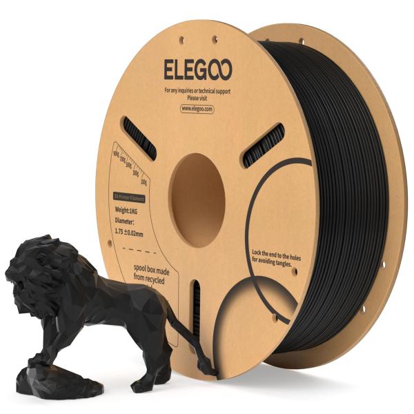 ELEGOO PLAフィラメント 1.75mm 3Dプリンター用フィラメント 寸法精度±0.02mm ほとんどのFDMプリンターに対応  1KG/ス