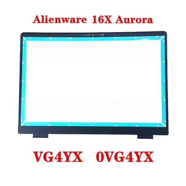 新品 Alienware 16X Aurora AC16251 用 液晶ベゼル 液晶フロントベゼル 液晶フロントカバー 0VG4YX トリプルカメラホール仕様 修理交換用対応機種：Alienware 16X Aurora AC16251部品...