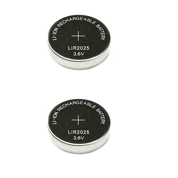 2個セット 新品  LIR2025  充電式ボタン電池 3.6V リチウムイオン 車用スマートキー・腕時計対応 リチウムイオン充電池型番 LIR2025電池種類 リチウムイオン充電池電圧 3.6Vサイズ 約Φ16mm × 厚さ2.0mmセッ...