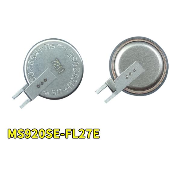 新品 SII MS920SE-FL27E 3V 充電式ボタン電池 リード付き SE常温タイプ RTC・電子機器用 リチウム二次電池  充電式ボタン電池 【製品仕様】型番 MS920SE-FL27E公称電圧 3.0V公称容量 約11mAhサイ...