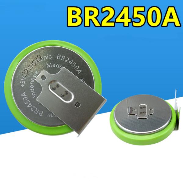 新品 パナソニック Panasonic BR2450A 3V リチウム電池 CR2450HR交換用 HMIタッチパネル 三菱FX3U-32BL バックアップ用 耐高温・耐低温 リチウム電池 型番：BR2450A公称電圧：3Vタイプ：リチウム...