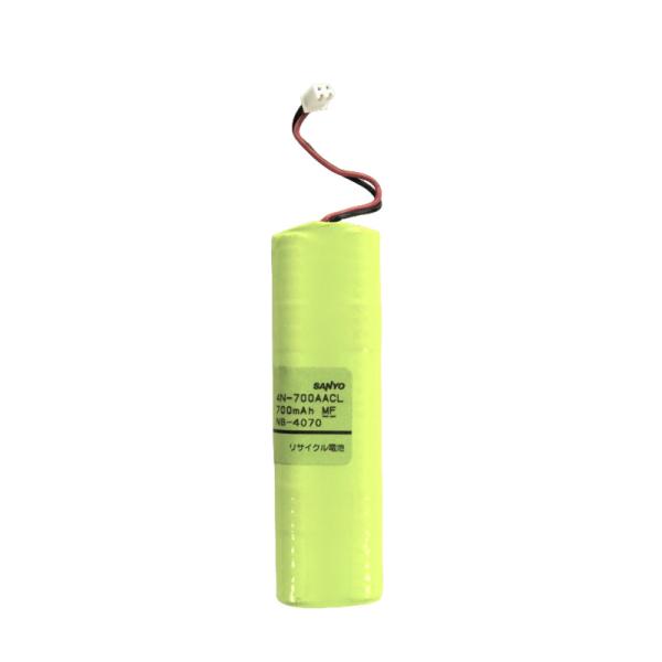 新品 SANYO サンヨー Cadnica 4N-700AACL 4.8V 700mAh 電池 修理交換用 可充電式バッテリー  リチウム電池状態：新品・未使用容量：700mAh電圧：4.8Vタイプ：ニッケル水素（Ni-MH）バッテリーエコ...