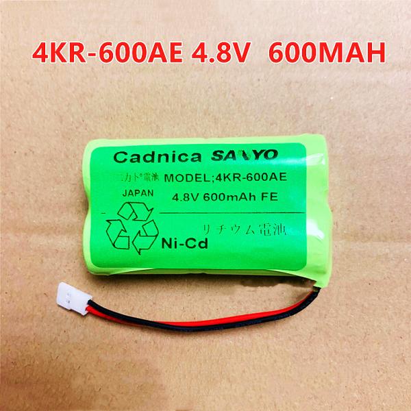 純正 新品 SANYO 三洋 4KR-600AE ニッカド電池 4.8V 600mAh 産業用バッテリーパック 修理交換用 コネクタ付き型番：4KR-600AE電圧：4.8V容量：600mAh化学系：ニッケルカドミウム（Ni-Cd）形状：4...
