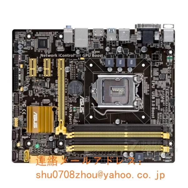 状態：未使用に近い販売内容：マザーボード型番：ASUS B85M-G対応チップセット：Intel B85CPUソケット: LGA 1150対応CPU：Core i7/i5/i3/Pentium/Celeronメモリスロット/タイプ：4×DD...