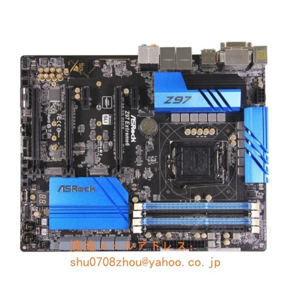 状態：未使用に近い販売内容：マザーボード型番：ASRock Z97 EXTREME6対応チップセット：Intel Z97CPUソケット: LGA 1150対応CPU：Core i7/i5/i3/Celeron/Pentiumメモリスロット/...