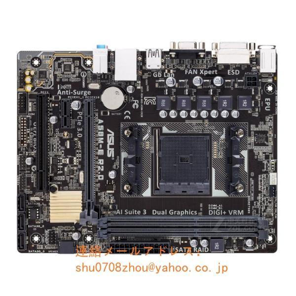 状態：目立った傷や汚れなし販売内容：マザーボード型番：ASUS A58M-E R2.0対応チップセット：AMD A58CPUソケット: Socket FM2/FM2+対応CPU：AMD A10/A8/A6/A4/Athlonメモリスロット/...
