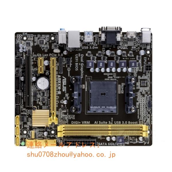 状態：目立った傷や汚れなし販売内容：マザーボード型番：ASUS A88XM-E対応チップセット：AMD A88XCPUソケット: Socket FM2/FM2+対応CPU：AMD A10/A8/A6/A4/Athlonメモリスロット/タイプ...