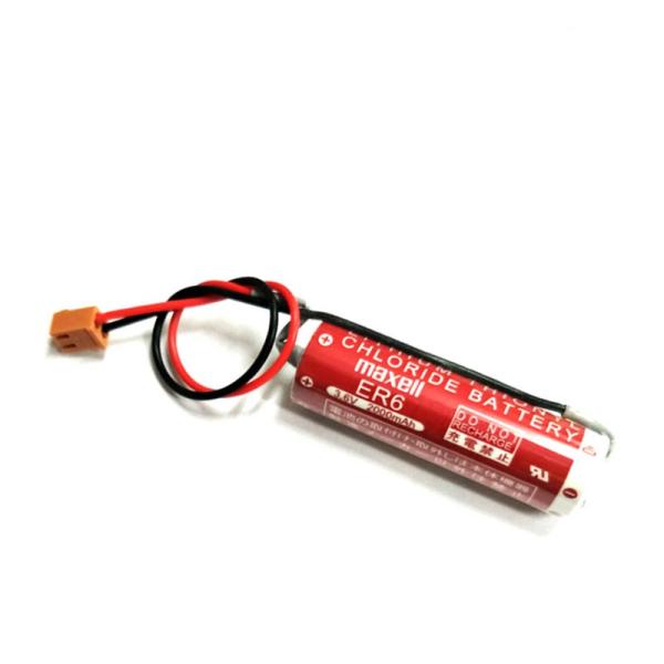 【対応機種】・三菱 FX1N・三菱 FX2N・三菱 FX2NC・三菱 FX3U・その他 F2-40BL 使用機種【仕様】・型番：ER6C・電圧：3.6V・容量：1800mAh・電池サイズ：AAサイズ・茶色プラグ コネクタ付き・電池種類：リチ...