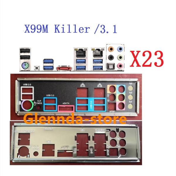 純正 ASRock FATAL1TY X99M Killer 3.1 マザーボード対応修理交換用 I/Oパネル バックパネルクリックポスト郵送します、他の郵送会社指定できません。保証期間：お手元に届いた日から１ヶ月になります。