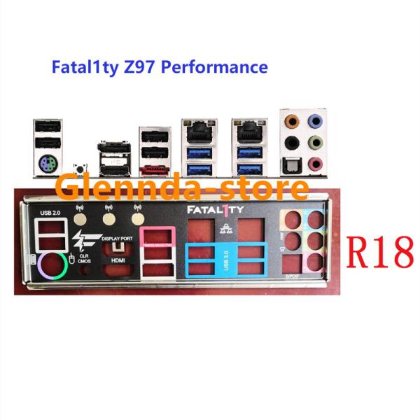 純正 ASRock   Fatal1ty Z97 Performance マザーボード対応修理交換用 I/Oパネル バックパネルクリックポスト郵送します、他の郵送会社指定できません。保証期間：お手元に届いた日から１ヶ月になります。