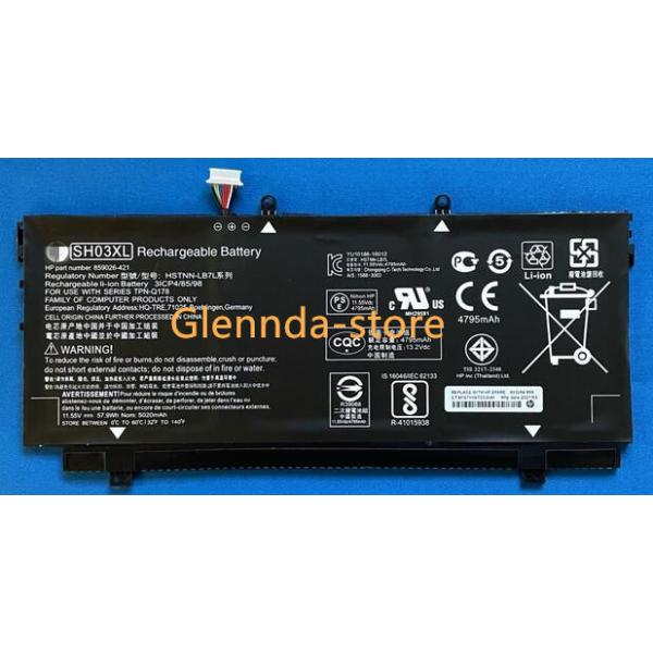 国内在庫！ 純正 HP Spectre x360 CN03XL TPN-Q178 適用する ノートパソコン修理交換用バッテリー SH03XL 11.55V 57.9WH 容量： 57.9WH電圧： 11.55V郵送会社指定できません。保証期...