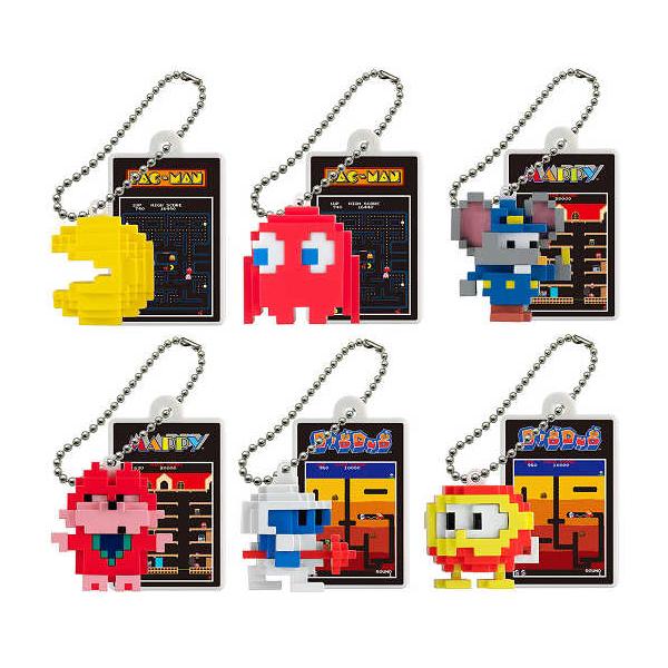 ナムコミュージアム ドットフィギュアチャームメーカー:バンダイ新古品・未使用品ラインナップ1.パックマン2.ゴースト3.マッピー4.ニャームコ5.ディグダグ6.プーカガチャガチャの特性上、冊子折れ及びシワや塗装ムラや傷がある場合が御座います。