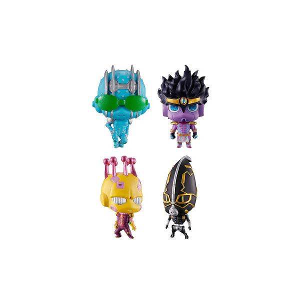 ジョジョの奇妙な冒険 スタンドフィギュアコレクション09メーカー：バンダイ新古品・未使用品ラインナップ1.S・F2.S・P3.K4.F・Fガチャガチャの特性上、冊子折れ及びシワや塗装ムラや傷がある場合が御座います。