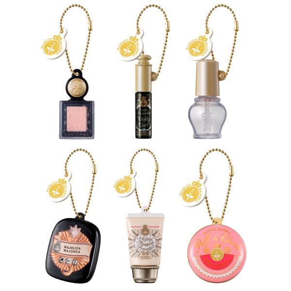 マジョリカ マジョルカ ミニチュアチャーム2メーカー：バンダイ新古品・未使用品ラインナップ1.ラッシュエキスパンダー　ドーリーカール BK9212.ミルキーラッピングファンデ3.シャドーカスタマイズ フローティング BR7014.ガラスドロ...