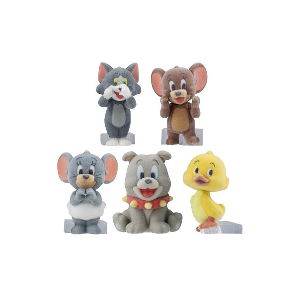 capsule flockies TOM and JERRYメーカー：バンダイ新古品・未使用品ラインナップ1.トム2.ジェリー3.タフィー4.タイク5.クアッカーガチャガチャの特性上、冊子折れ及びシワや塗装ムラや傷がある場合が御座います。