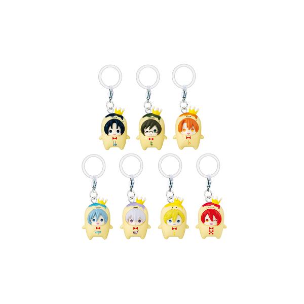 アイドリッシュセブン めじるしアクセサリー 王様プリンと一緒 vol.1メーカー：バンダイ新古品・未使用品ラインナップ1.和泉一織2.二階堂大和3.和泉三月4.四葉環5.逢坂壮五6.六弥ナギ7.七瀬陸ガチャガチャの特性上、冊子折れ及びシワや...