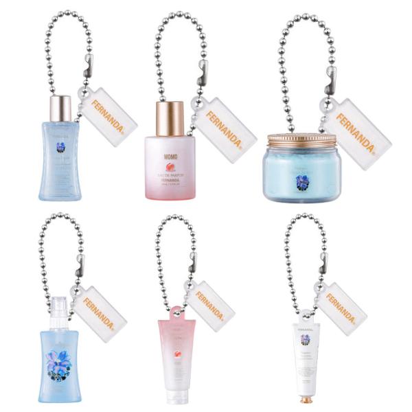 FERNANDA フェルナンダ ミニチュアチャームコレクションメーカー：バンダイ新古品・未使用品ラインナップ1.サスティナブル フレグランス　ボディスプラッシュマリアリゲル2.サスティナブル フレグランス　オードパルファムモモ3.サスティナ...