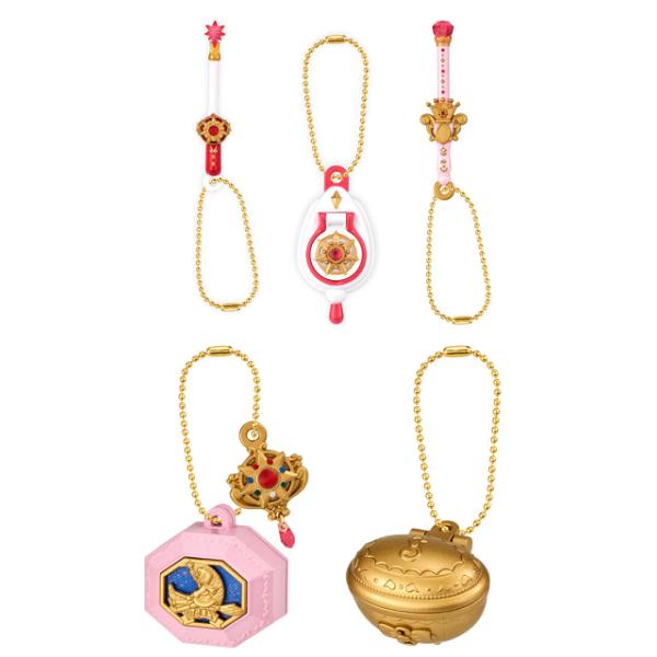 魔法使いサリー ミニチュアチャームコレクションメーカー：バンダイ新古品・未使用品ラインナップ1.アストレアタクト2.スピカタクト3.サリーのペンダント4.みつめてコンパクト5.心の宝石箱ガチャガチャの特性上、冊子折れ及びシワや塗装ムラや傷が...