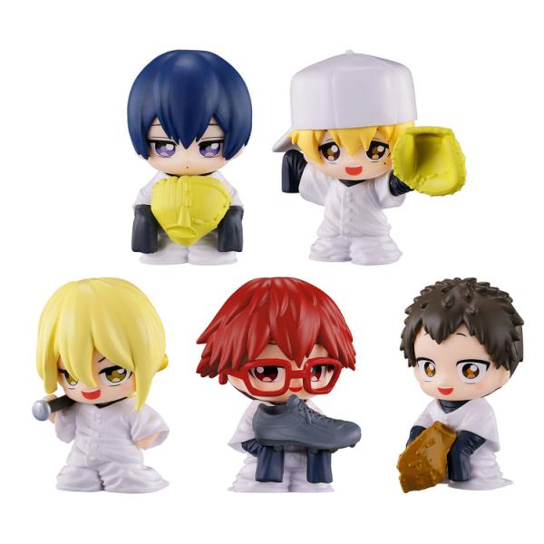 忘却バッテリー ちびっこナイン 練習着Ver.メーカー：バンダイ新古品・未使用品ラインナップ1.清峰 葉流火2.要 圭3.藤堂 葵4.千早 瞬平5.山田 太郎ガチャガチャの特性上、冊子折れ及びシワや塗装ムラや傷がある場合が御座います。