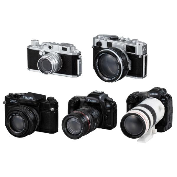 Canon ミニチュアカメラコレクションメーカー：バンダイ新古品・未使用品ラインナップ1.IV Sb(4Sb)型＋Serenar 50mm F1.8 I2.7S型＋CANON 50mm F0.953.F-1+FD55mm F1.2 S.S....