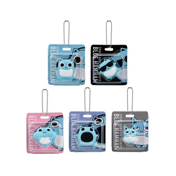 ブルーハムハム ミニチュアパッケージチャームメーカー：バンダイ新古品・未使用品ラインナップ1.BLUE2.BLACK3.PINK4.PURPLE5.GRAYガチャガチャの特性上、冊子折れ及びシワや塗装ムラや傷がある場合が御座います。