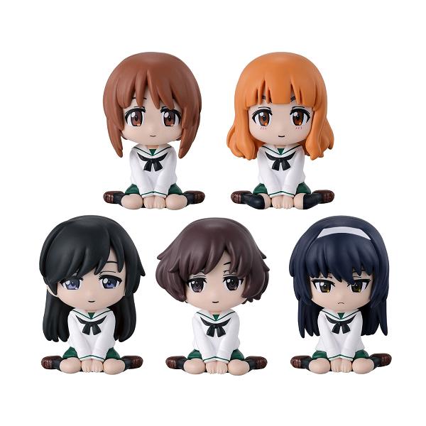 まちぼうけ ガールズ＆パンツァーメーカー：バンダイ新古品・未使用品ラインナップ1.西住 みほ2.武部 沙織3.五十鈴 華4.秋山 優花里5.冷泉 麻子ガチャガチャの特性上、冊子折れ及びシワや塗装ムラや傷がある場合が御座います。