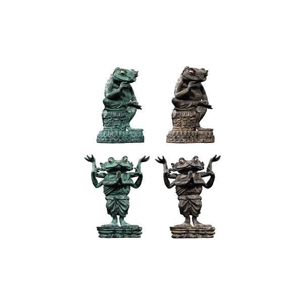 ART IN GASHAPON カエルの弥勒菩薩像と阿修羅像メーカー：バンダイ新古品・未使用品ラインナップ1.カエルの弥勒菩薩像 銅像カラー2.カエルの阿修羅像 銅像カラー3.カエルの弥勒菩薩像 木像カラー4.カエルの阿修羅像 木像カラーガ...