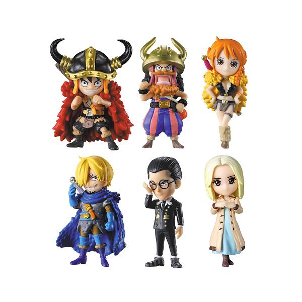 From TV animation ONE PIECE ワンピの実 第二十五海戦メーカー：バンダイ新古品・未使用品カプセル付・シュリンク未開封ラインナップ1.モンキー・D・ルフィ エルバフVer.2.ウソップ エルバフVer.3.ナミ エル...