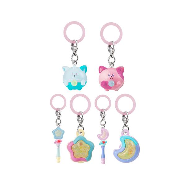 魔法の姉妹ルルットリリィ めじるしアクセサリーメーカー：バンダイ新古品・未使用品ラインナップ1.うぐいす2.あずき3.スタットネオネオン4.ガラスのハートほうぷパクト5.ムーントネオネオン6.ガラスのハートどりむパクトガチャガチャの特性上、...