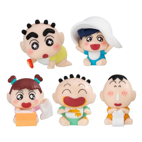 クレヨンしんちゃん babyいたずらマスコットメーカー：バンダイ新古品・未使用品ラインナップ1.しんちゃん2.かざまくん3.ネネちゃん4.マサオくん5.ボーちゃんガチャガチャの特性上、冊子折れ及びシワや塗装ムラや傷がある場合が御座います。