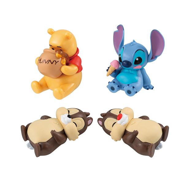 ディズニーキャラクター たべすぎまして…メーカー：バンダイ新古品・未使用品ラインナップ1.くまのプーさん2.チップ3.デール4.ディズニー スティッチガチャガチャの特性上、冊子折れ及びシワや塗装ムラや傷がある場合が御座います。