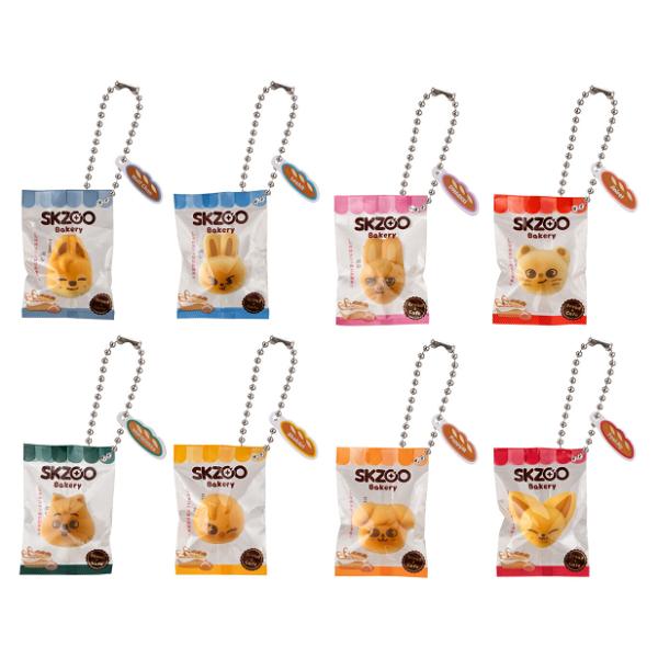 SKZOO ベーカリーチャームメーカー：バンダイ新古品・未使用品ラインナップ1.Wolf Chan2.Leebit3.DWAEKKI4.Jiniret5.HAN QUOKKA6.BbokAri7.PuppyM8.Foxl.Nyガチャガチャの...