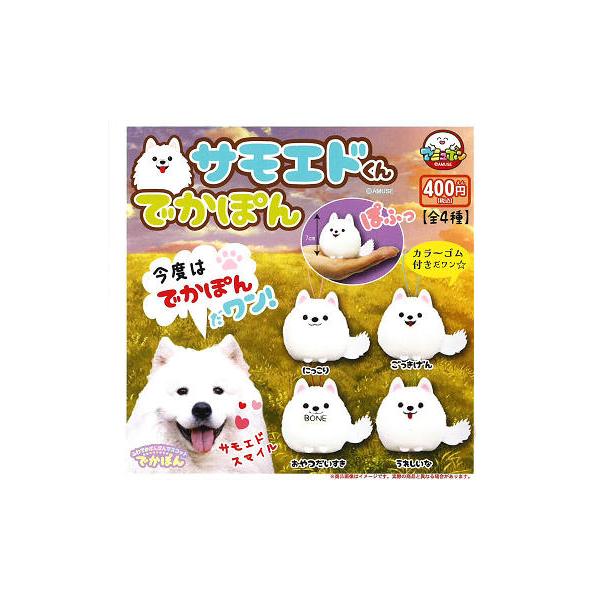 【発売日：2026年09月30日】サモエドくん でかぽんメーカー：アミューズラインナップ1.にっこり2.ごっきげん3.おやつだいすき4.うれしいなお一人様12点まで予約注意事項を記載しておりますのでご確認下さい。