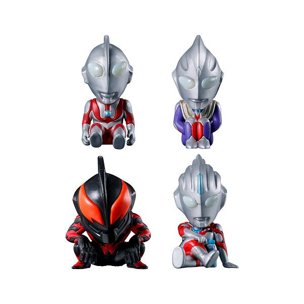 まちぼうけ ウルトラマンの場合2メーカー：バンダイ新古品・未使用品ラインナップ1.ウルトラマン Aタイプ2.ウルトラマンティガ3.ウルトラマンベリアル4.ウルトラマンオーブ オーブオリジンガチャガチャの特性上、冊子折れ及びシワや塗装ムラや傷...