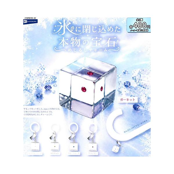 【発売日：2026年11月30日】氷に閉じ込めた 本物の宝石 めじるしチャームメーカー：レインボーラインナップ1.ガーネット2.ホワイトトパーズ3.ペリドット4.ブルートパーズ5.アメジスト【予約商品に関するご注意事項】☆決済の都合上、ご予...