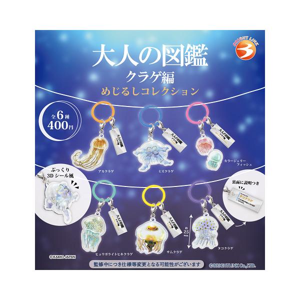 【発売日：2026年11月30日】大人の図鑑 クラゲ編 めじるしコレクションメーカー：ブライトリンクラインナップ1.アカクラゲ2.ミズクラゲ3.カラージェリーフィッシュ4.ヒョウガライトヒキクラゲ5.サムクラゲ【予約商品に関するご注意事項】...