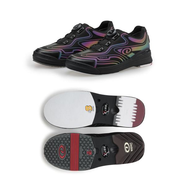 Dexter/ボウリングシューズ SST・X・トロン(左右兼用)(カラーシフト)カラー：カラーシフト特徴1：高反発軽量EVAコンフォートミッドソール特徴2：BOAフィットシステム・ディスクレーシング特徴3：SSTX TPU パフォーマンスヒ...