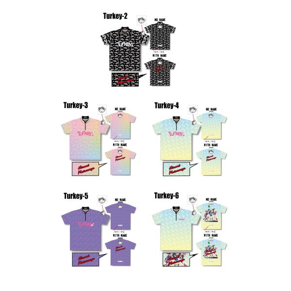 受注生産品/ABS/Turkeyウェア/Turkey-2〜Turkey-6(ネーム有り)品番：Turkey-2、Turkey-3、Turkey-4、Turkey-5、Turkey-6サイズ：SS〜3L(日本サイズ)※身丈のカット(通常より-...