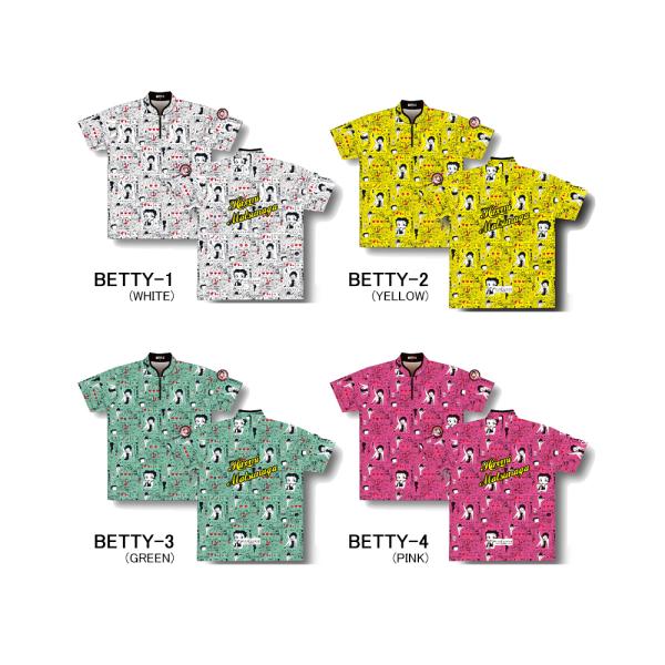 受注生産品/ABS/ベティブープウェア/BETTY-1〜BETTY-4(ネーム無し)※ネーム有りは、別ページに掲載がございます。品番：BETTY-1(WHITE)、BETTY-2(YELLOW)、BETTY-3(GREEN)、BETTY-4...