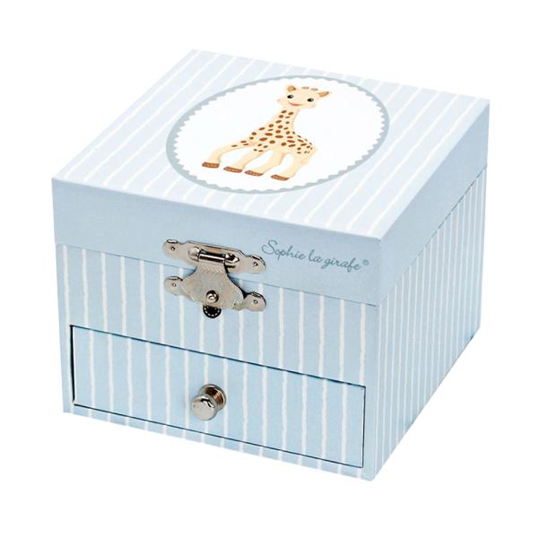 オルゴールの音楽：ラブストーリー ある愛の詩 フランシス・レイ「キリンのソフィー」と、ヨーロッパで最も愛されていると言われるベビー雑貨ブランドの「トラセリア」。フランス老舗ブランドのコラボレーションで生まれたお品です。蓋を開けると回り出すソ...