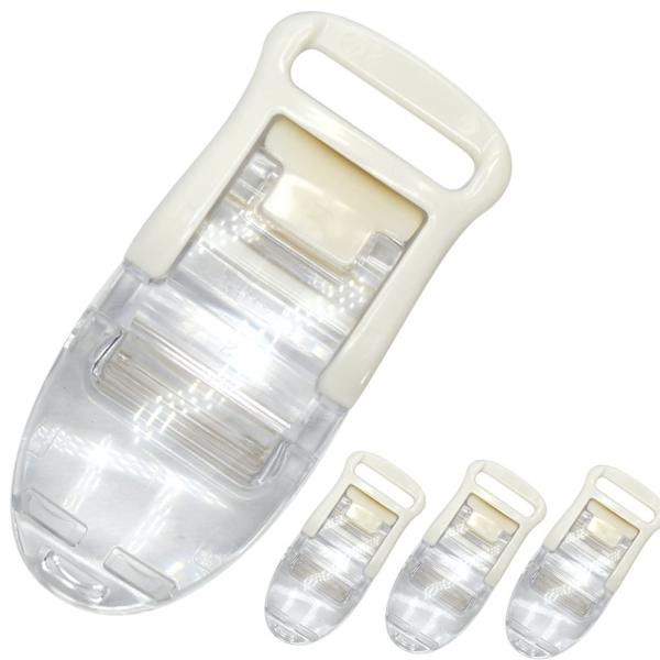 【発売日：2021年04月01日】レバーを上下どちらに倒しても開閉する、ジャンボサイズのフィッシュクリップです。スタイクリップやおしゃぶりクリップ、ハンカチクリップ、パターカバーホルダー等用途は様々！幅約15mm、厚み約3mm程度のリボンや...